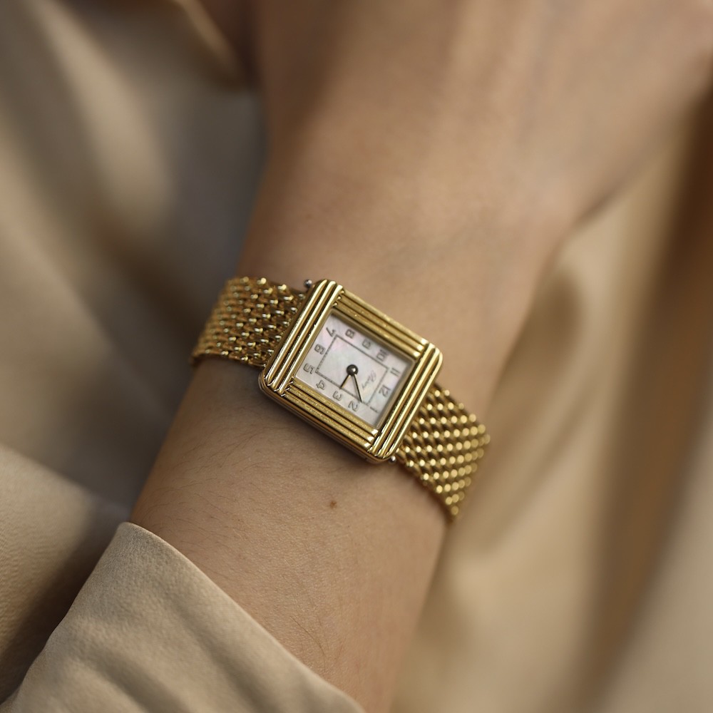 Montre Poiray "Ma premiÃ¨re" Dame Or et Acier Quartz vers 2010 avec